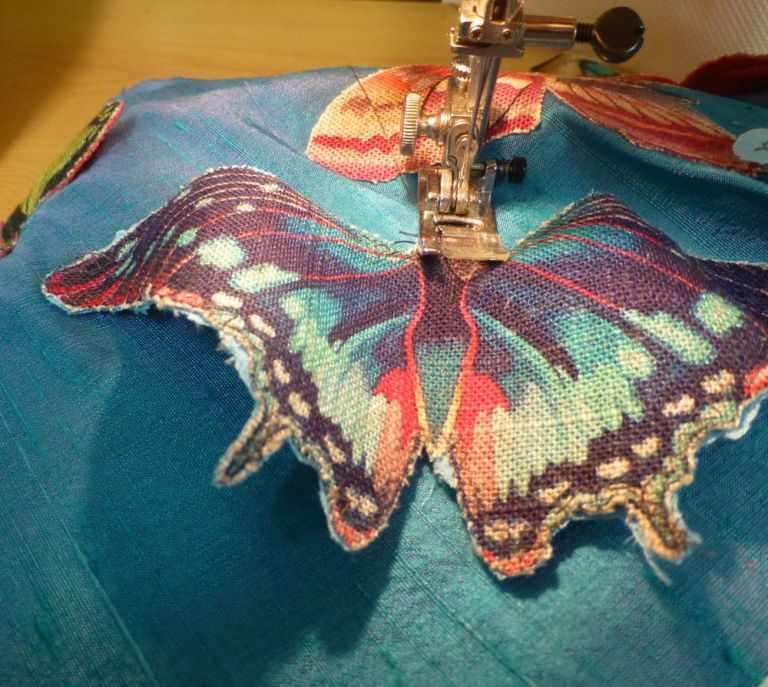Butterfly lamp shade